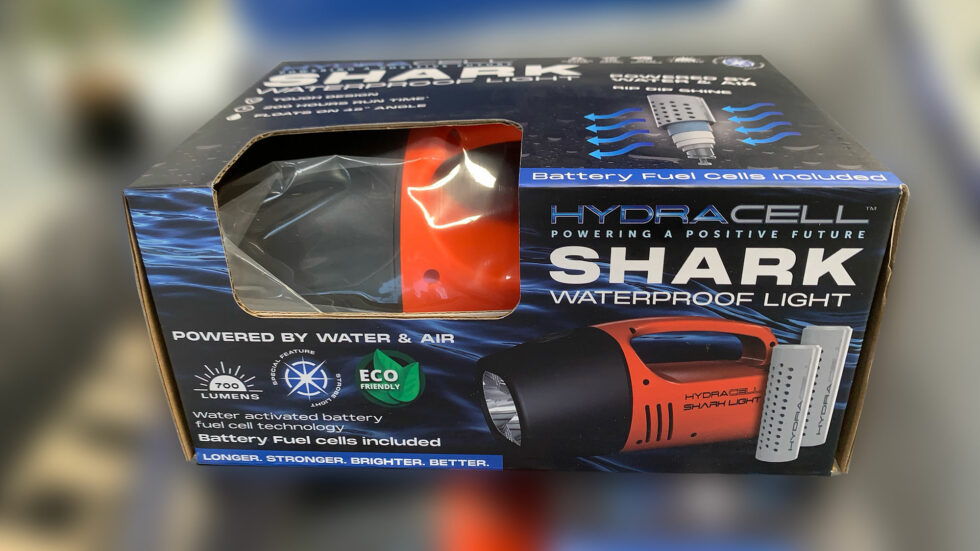 Shark Light – Hydracell “Powered by Water and Air” | Geelong Marine World
