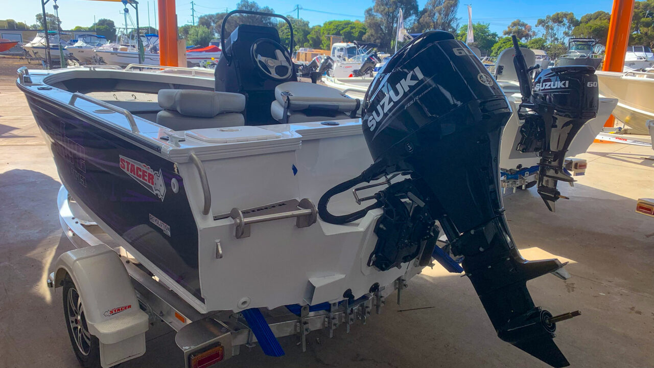 Stacer Crossfire 449 with Suzuki 60HP “Ready To Go” | Geelong Marine World