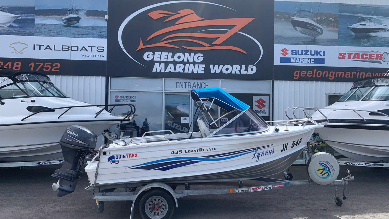 Sold – Quintrex 435 Coast Runner | Geelong Marine World