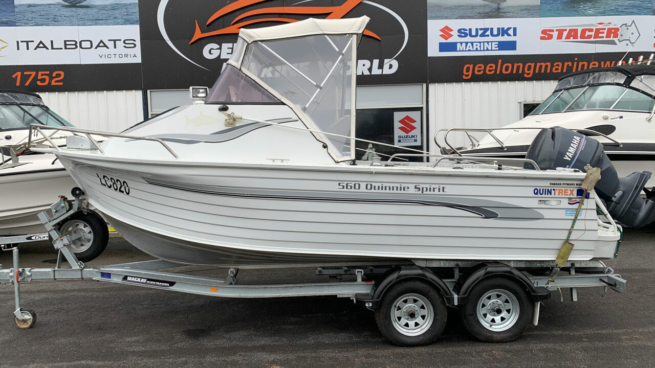 SOLD – Quintrex 560 Quinnie Spirit | Geelong Marine World